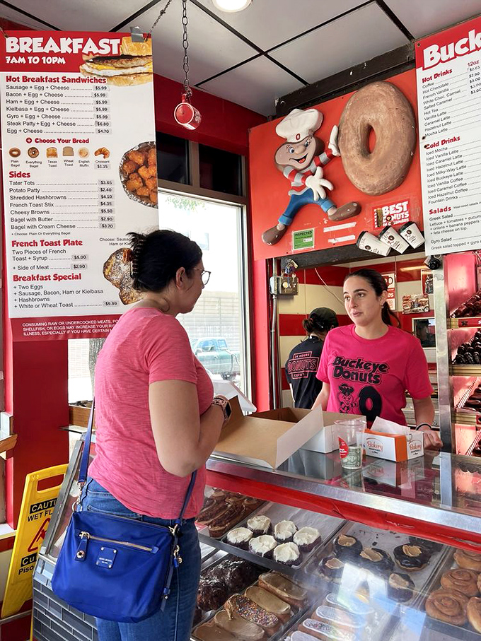 The kitchen glimpse that confirms what we all suspected: real people making real food with methods unchanged since your grandparents' day.