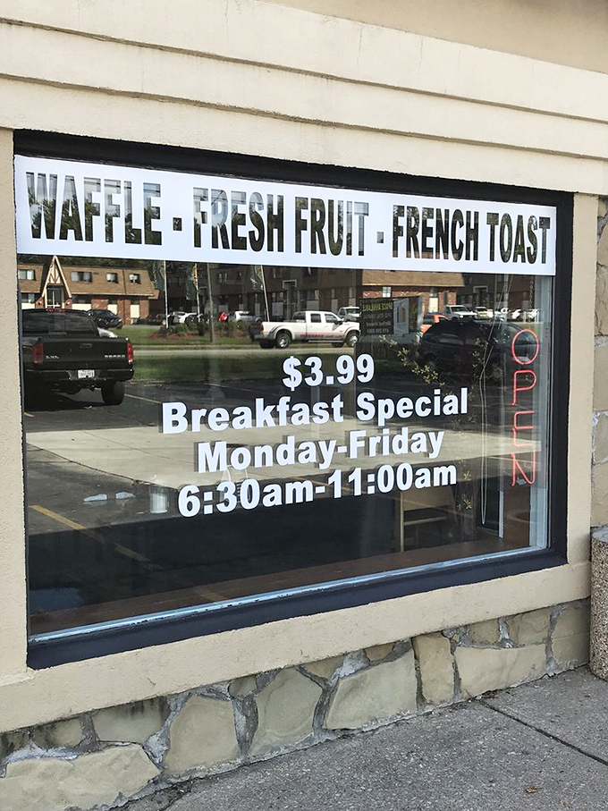 Early birds get the $3.99 breakfast special. Some treasures are only available to those willing to rise with the sun.