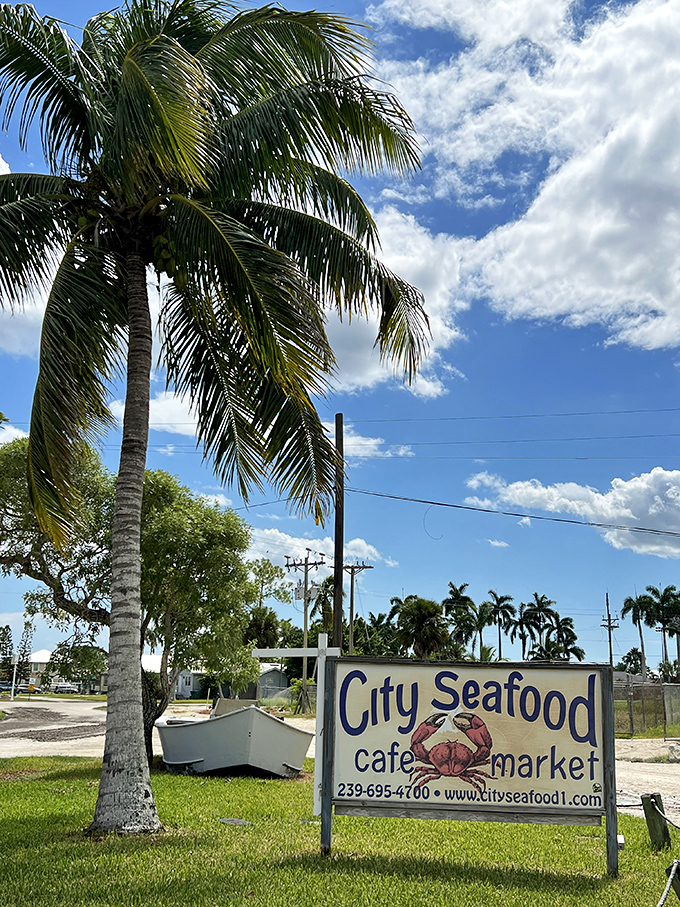 Signage that gets straight to the point&mdash;no fancy logos needed when your reputation travels by word of mouth.