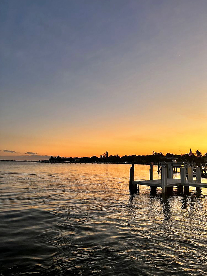 Sunsets like this remind you why Florida dining is about more than just the food.