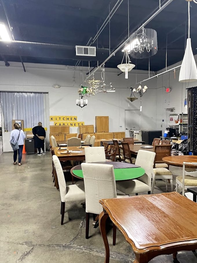 Dining sets where future family memories will unfold, currently priced like it's still the Reagan administration.