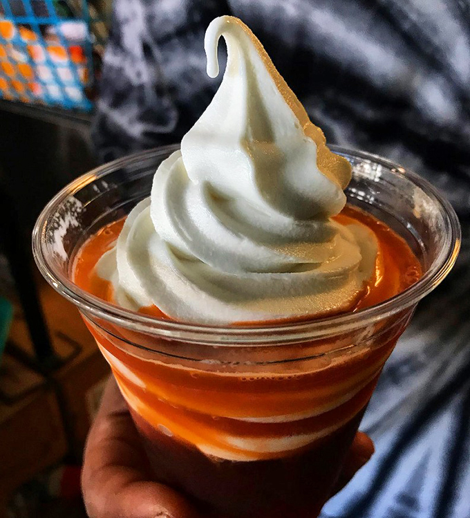 Thai tea float with a soft-serve crown&mdash;the royal treatment your taste buds never knew they deserved.