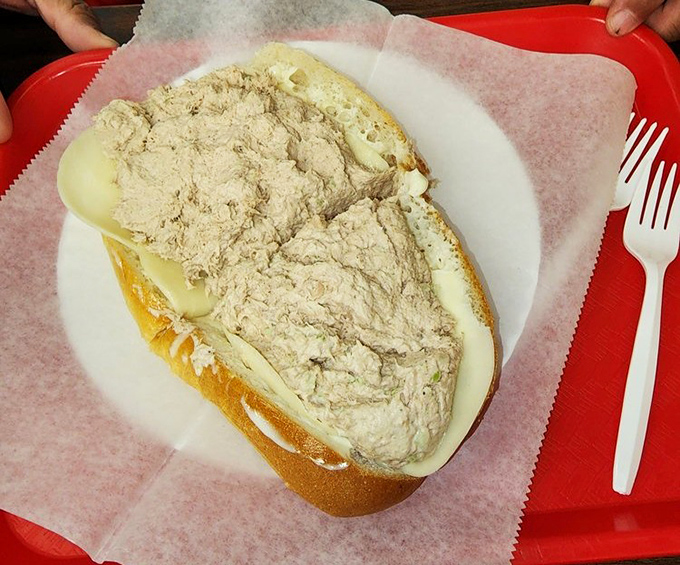The tuna sub that makes you wonder if mermaids are working in the kitchen. Creamy, substantial, and absolutely devoid of pretension.