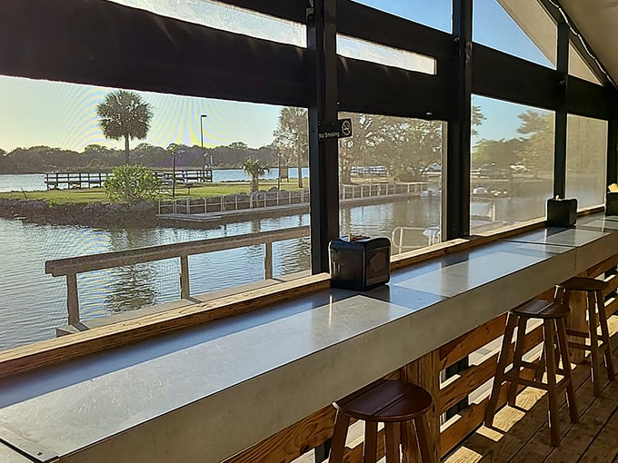 Waterfront dining that reminds you you're in Florida, where even the barbecue comes with a view worth writing home about.