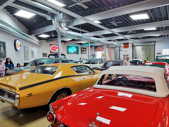 Apparently, Goober's isn't just passionate about eggs&mdash;they've got a thing for vintage horsepower too. Breakfast and Chargers&mdash;the perfect American pairing.