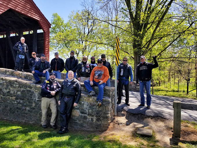 Motorcycle enthusiasts gather where carriages once rolled. Some pilgrimages transcend generations and modes of transportation.