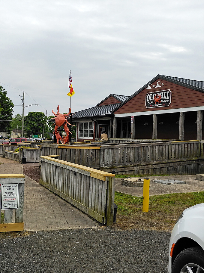 The approach to seafood paradise&mdash;where that wooden deck has witnessed countless hungry arrivals and satisfied departures.