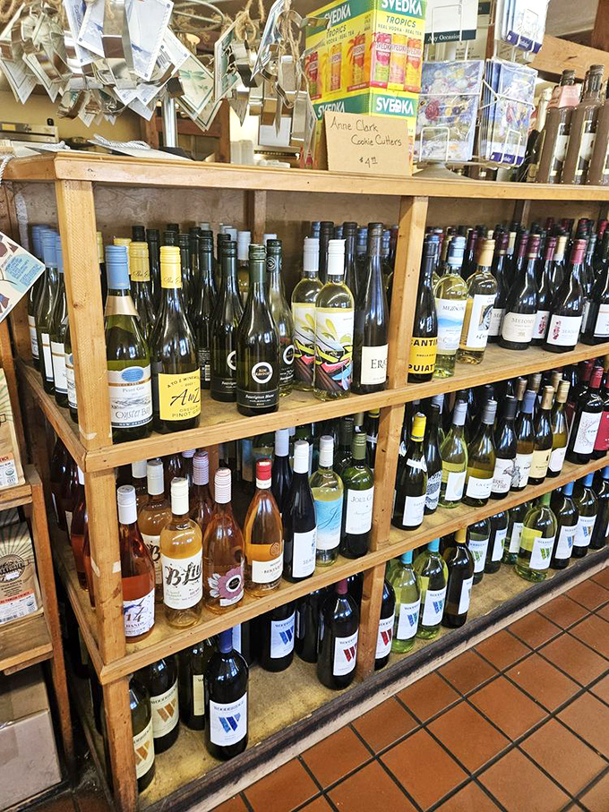 Plot twist! This gas station barbecue joint also boasts an impressive wine selection. Because nothing says "I have sophisticated taste" like pairing Cabernet with pulled pork.