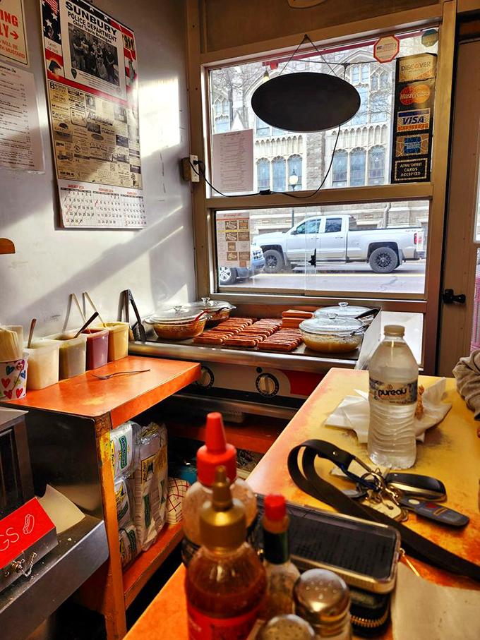 Where the magic happens. This tiny workspace produces more happiness per square inch than most entertainment parks.