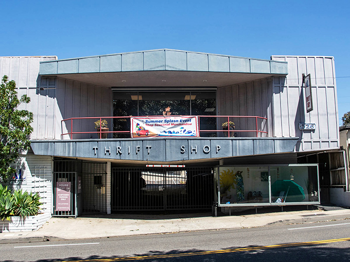 This vintage theater-turned-thrift-shop still maintains its mid-century charm. The balcony now showcases bargains instead of movie stars!