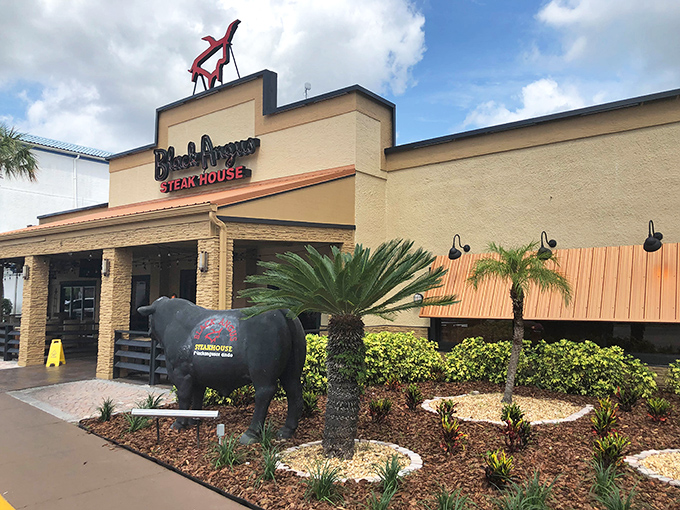 The big black cow out front isn't subtle, but neither are their portions &ndash; Orlando's appetite headquarters.