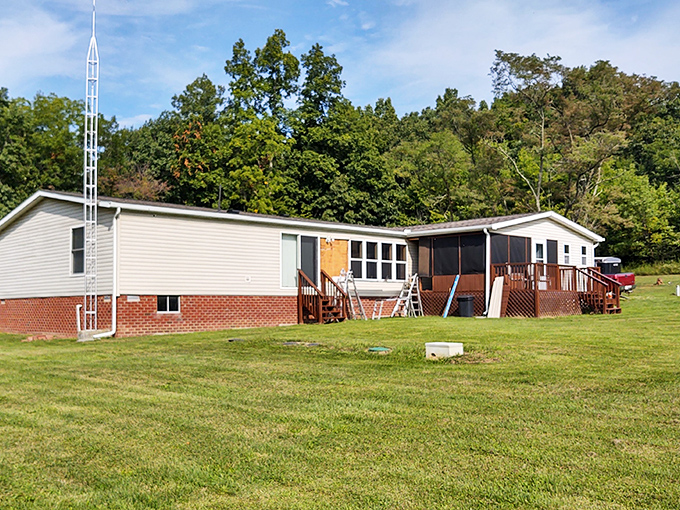 Carrollton's historic courthouse commands attention with its impressive architecture, a symbol of small-town pride and heritage.
