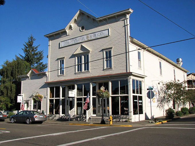 Florence from above reveals its perfect positioning between river and sea, a coastal gem nestled in nature's embrace.