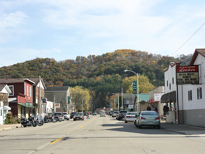 Gays Mills sits nestled in the scenic Driftless Area, surrounded by rolling hills and apple orchards.