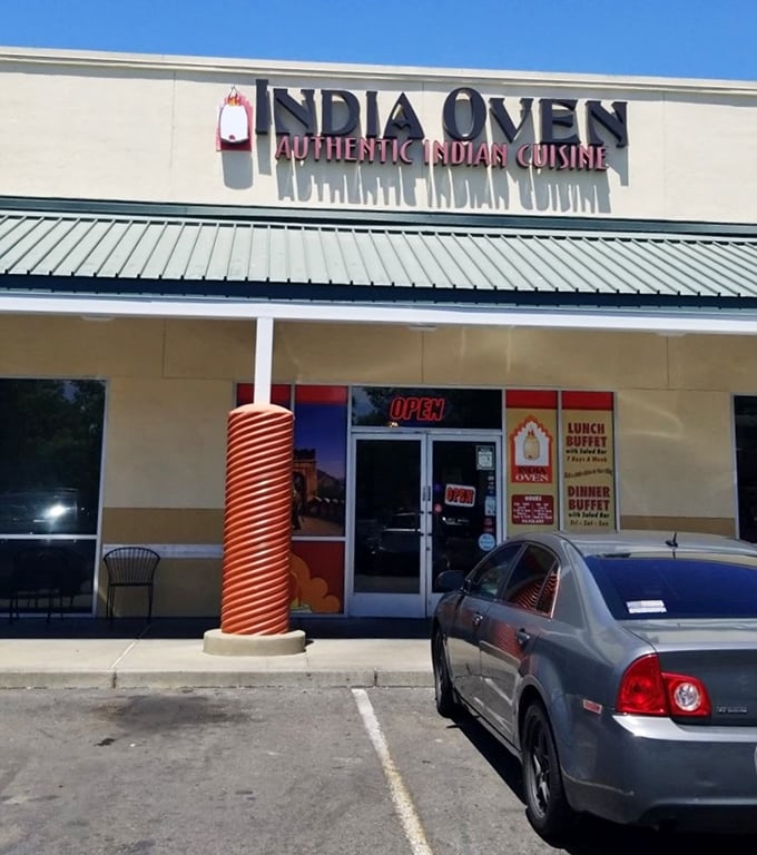 India Oven's straightforward storefront promises authentic Indian cuisine without the frills. The flavors inside are anything but simple.