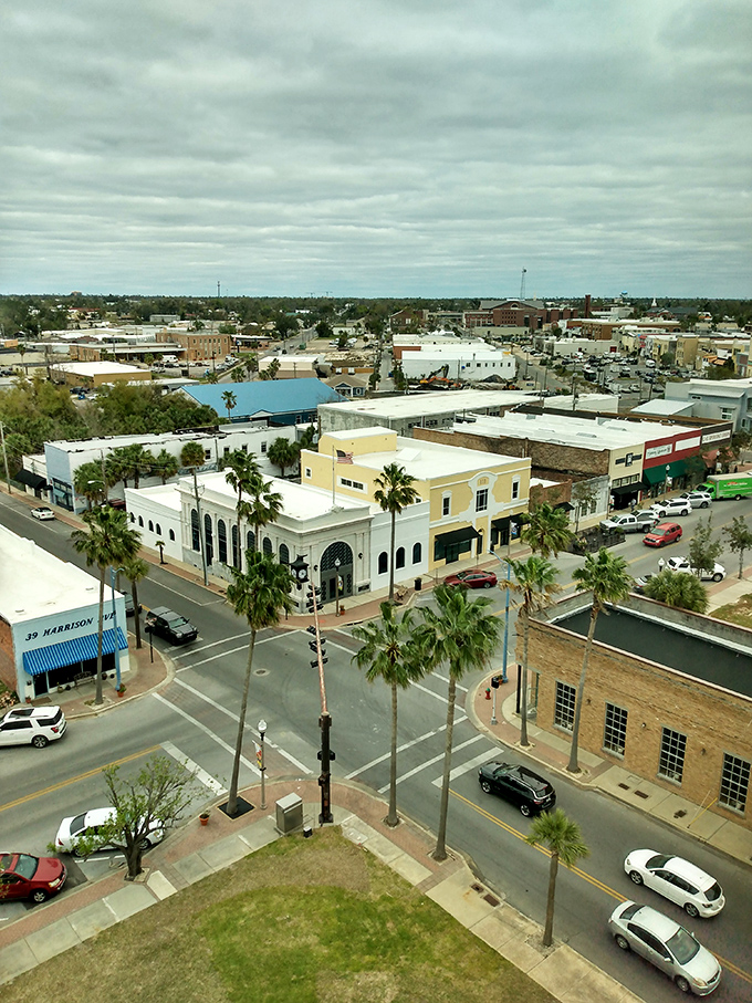Looks like Monopoly, but with more sunshine and better seafood. Welcome to Panama City from the sky.