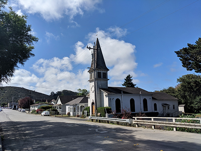 Pescadero's historic tavern anchors the tiny downtown, a gathering place for locals and visitors for generations.