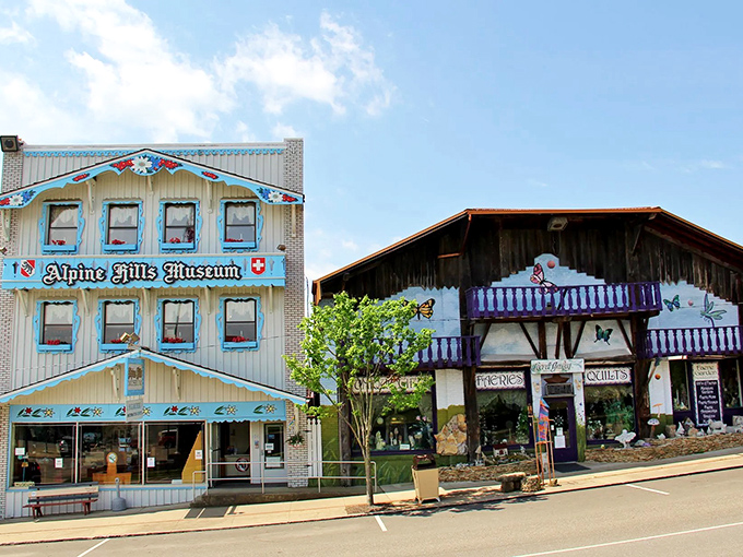 Sugarcreek's Swiss-inspired buildings transport you to the Alps without the passport &ndash; those colorful facades are pure joy!