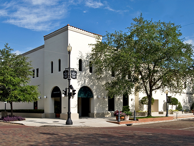 This elegant white building in Winter Park holds the world's most comprehensive collection of Tiffany's dazzling creations.