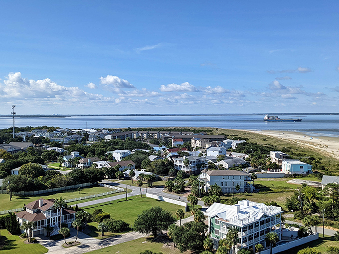  Beachfront properties on Tybee Island offer views of sand and sea, where vacation time stretches like the horizon.