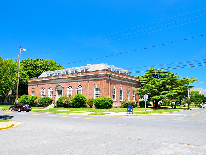 Cape Charles' colorful downtown invites exploration at the pace of a leisurely summer day, even in the middle of winter.