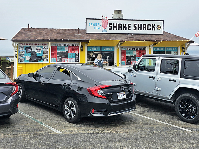 Beach shack perfection! Where milkshakes and Pacific views combine to create pure California happiness.