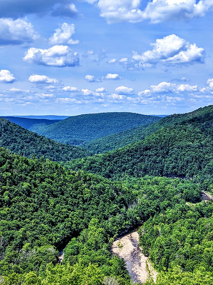 From up here, Pennsylvania looks like God's own model train set - complete with real working everything!