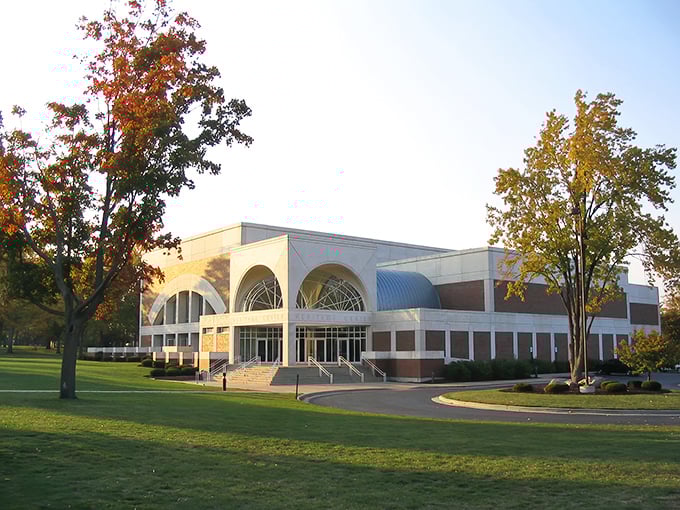 Alma College's elegant architecture creates a campus where learning feels like a privilege rather than a chore.