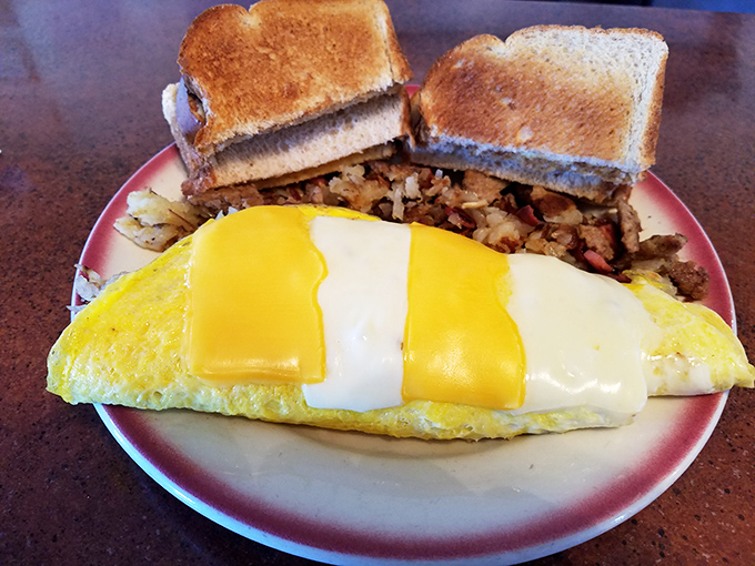 American cheese doing what it does best - making everything it touches exponentially more delicious.