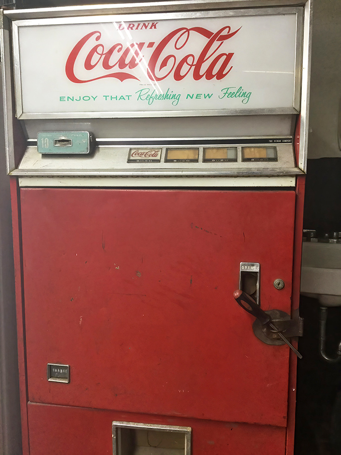 This vintage Coca-Cola machine isn't retro by design&mdash;it's the real deal that's quenched thirsts through decades of American history.