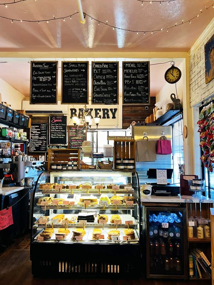 The on-site bakery provides sustenance for serious antiquing sessions. Treasure hunting builds an appetite that only fresh pastries can satisfy.