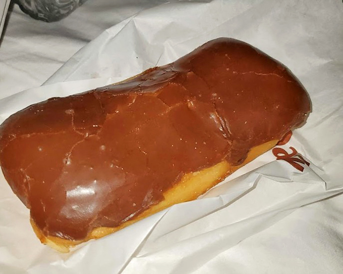 The maple bar&mdash;a rectangular canvas of fried perfection that proves not all great art needs to be circular. Picasso would approve.