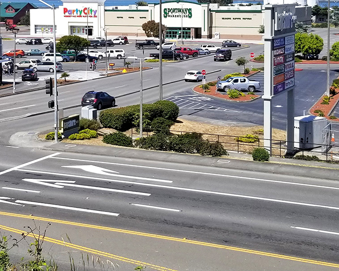 Even Eureka's shopping centers maintain a laid-back vibe, where running errands doesn't involve the traffic nightmares familiar to Southern California residents.