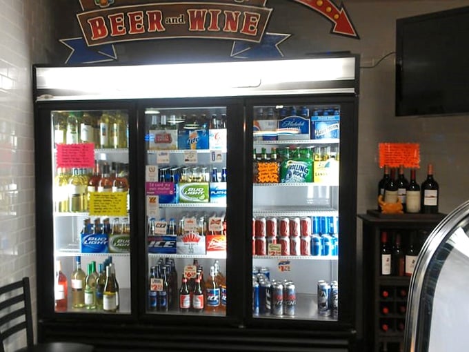 The beer selection that understands its assignment: complement the crabs, don't compete with them, and keep everyone happy.