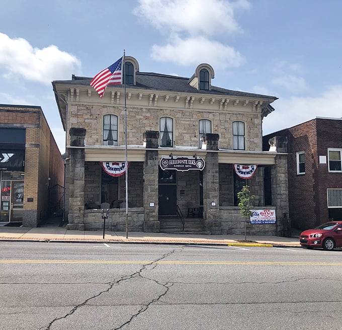 The Bellefonte Elks Lodge stands as a testament to a time when social clubs mattered and architecture had something important to say.