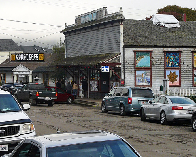 The Coast Cafe &ndash; where locals gather for coffee, conversation, and the occasional strategic planning session on keeping Bolinas secret.
