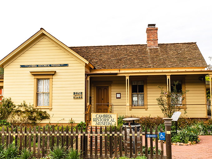 The Cambria Historical Museum's quaint yellow cottage tells stories of yesteryear without the dusty textbook feel—history with personality.