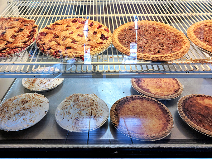 Pie heaven on Earth&mdash;lattice-topped fruit pies and cream-topped wonders that make grown adults weak in the knees. Resistance is futile.