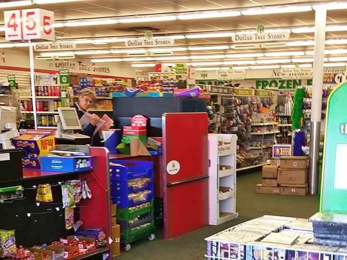 The final frontier before freedom or financial surrender. This checkout counter has seen the triumph of thrift and temptation.
