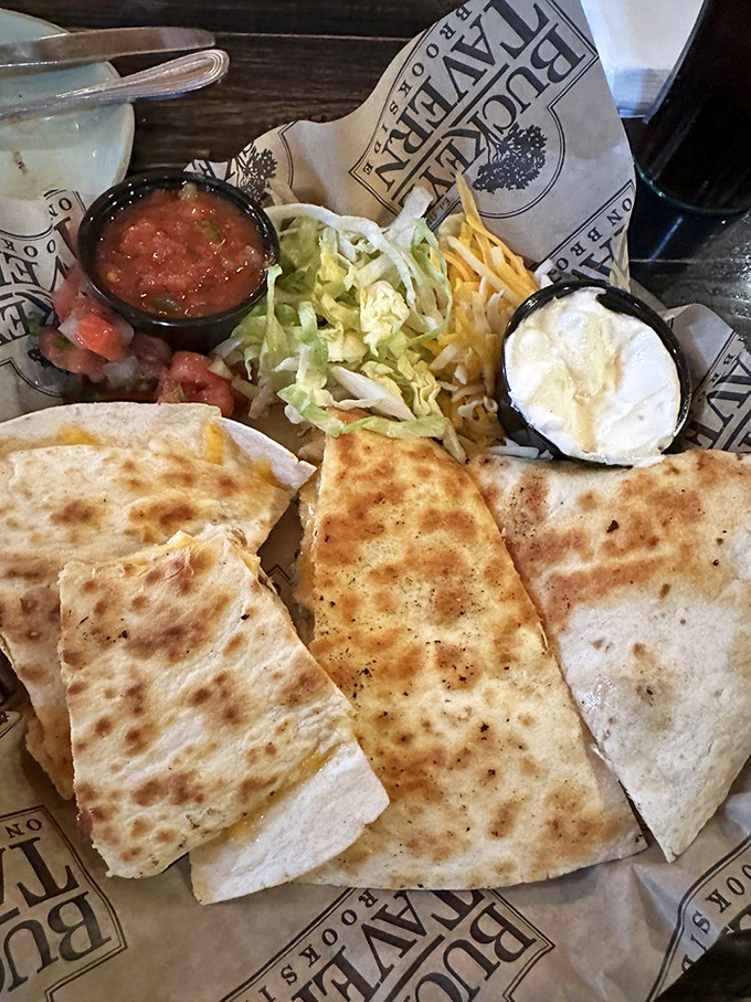 This quesadilla doesn't need to show off&mdash;it knows that perfect simplicity with quality ingredients speaks louder than fancy flourishes.