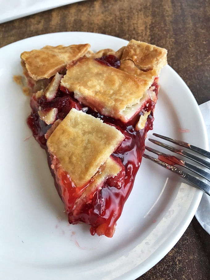 Cherry pie that makes you understand why Twin Peaks' Agent Cooper was so obsessed. The perfect balance of tart and sweet.