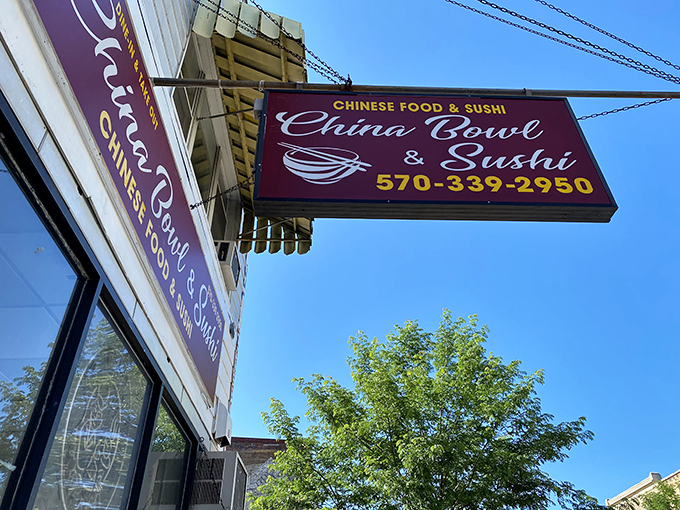 Even in small-town Pennsylvania, global flavors find a home at China Bowl & Sushi, proving affordability doesn't mean sacrificing culinary diversity.