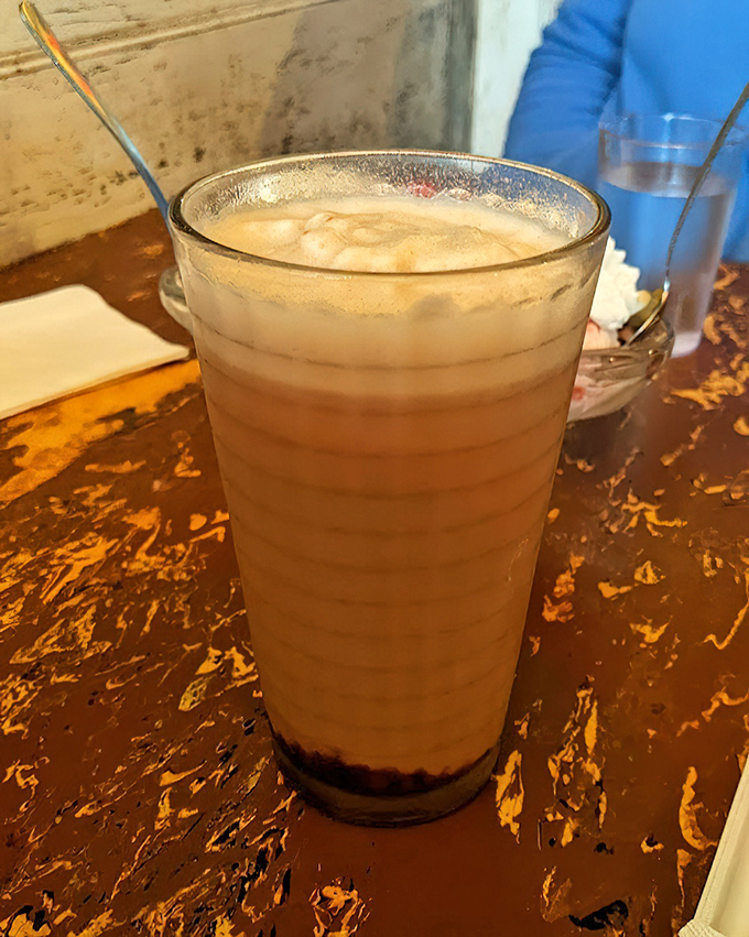 This isn't just a root beer float&mdash;it's a frothy time machine that transports you back to soda fountain days with one sip.