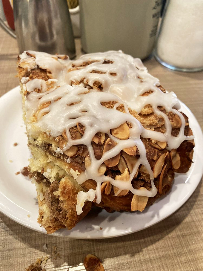 This coffee cake with nut topping and glaze isn't just dessert pretending to be breakfast &ndash; it's what angels eat when no one's looking.