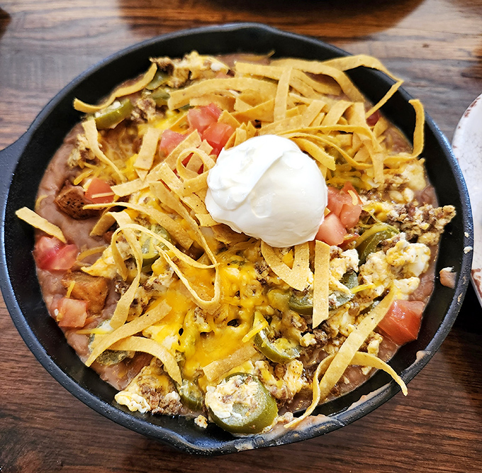 This skillet doesn't sizzle so much as it sings&mdash;a harmony of textures and flavors topped with a perfect sunny-side egg.