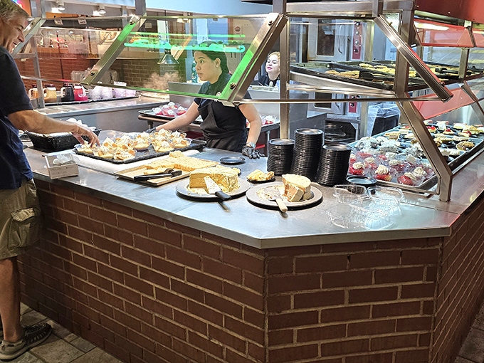 The dessert station&mdash;where good intentions go to die and "I'll just have a small piece" becomes the lie we tell ourselves.