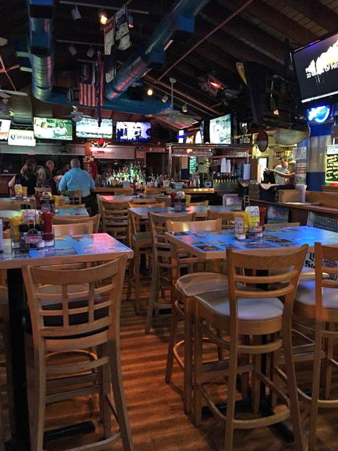 The bar area&mdash;where strangers become friends, friends become family, and everyone becomes a slightly louder version of themselves.