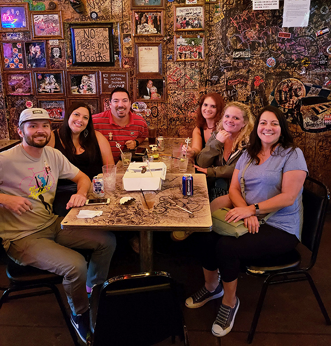 Friendships forged over burgers have a special flavor. These tables have witnessed more good times than they have graffiti&mdash;and that's saying something.