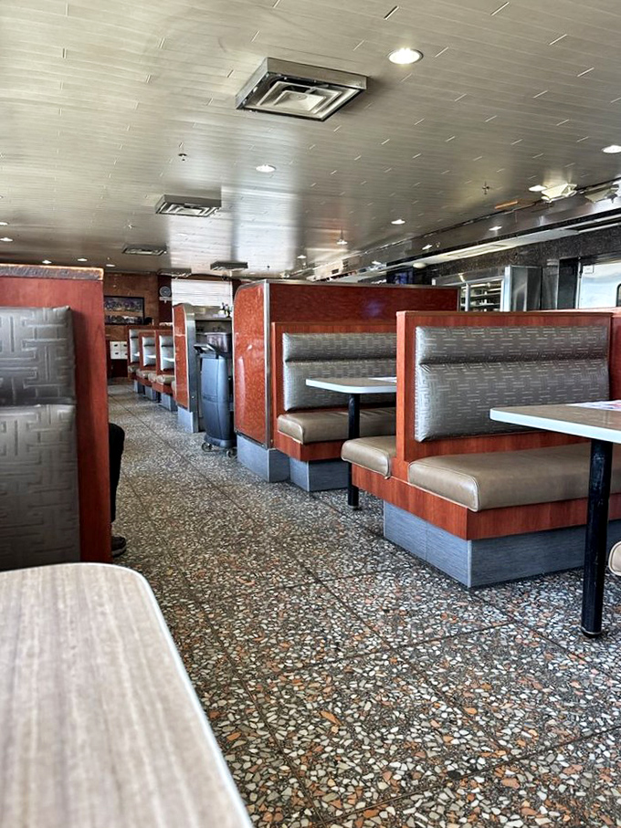 Classic diner booths&mdash;the unofficial conference rooms of South Philly where all of life's problems seem solvable.