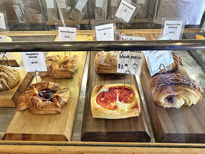 A pastry case that's basically speed dating for your taste buds &ndash; so many tempting choices!